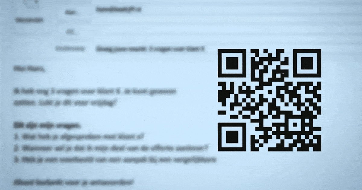 Zo simpel na te maken dat de politie er in Eindhoven voor waarschuwt: iedereen kan QR-code ...