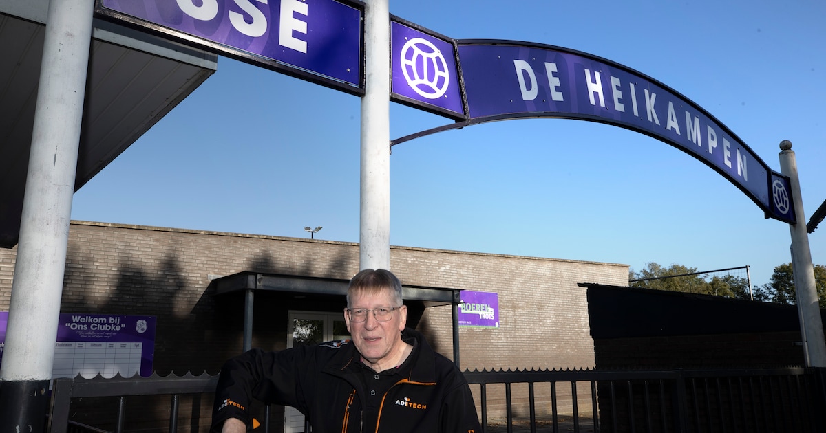 Het was niet allemaal rozengeur en maneschijn maar Rinie is zijn cluppie SSE al vijftig jaar ...