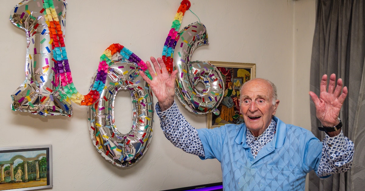 Roel viert 106de verjaardag: ‘Zo oud worden? Dat is gewoon per ongeluk ...