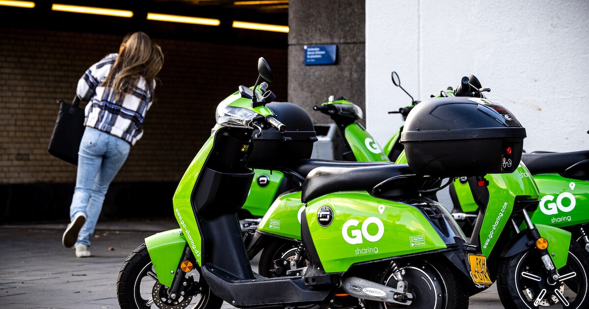 De scooters van Go Sharing verdwijnen, maar in Eindhoven blijven ze ...