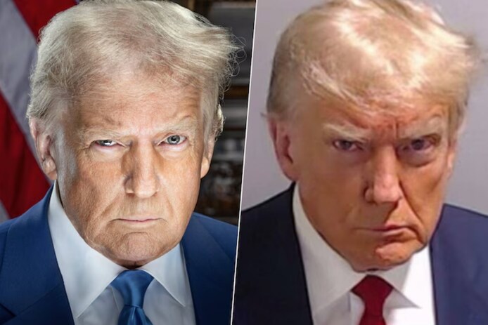 Nieuw portret van Donald Trump lijkt sprekend op zijn historische ...