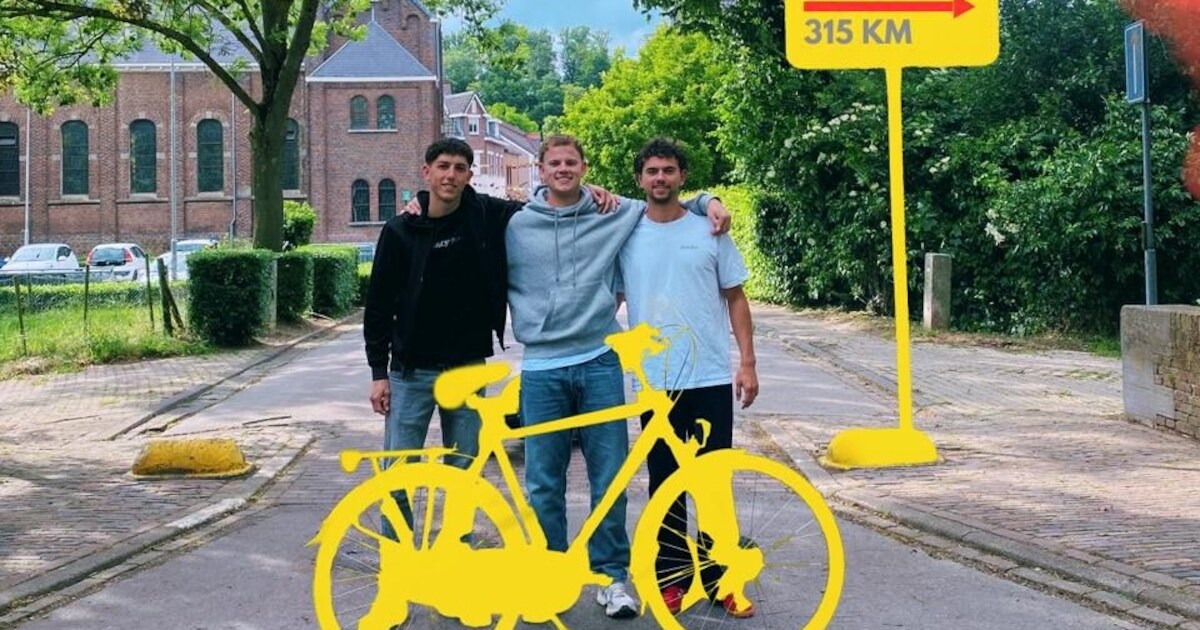 Trappen voor Gaza: Jisk (25) uit Eindhoven fietst 315 kilometer voor ...