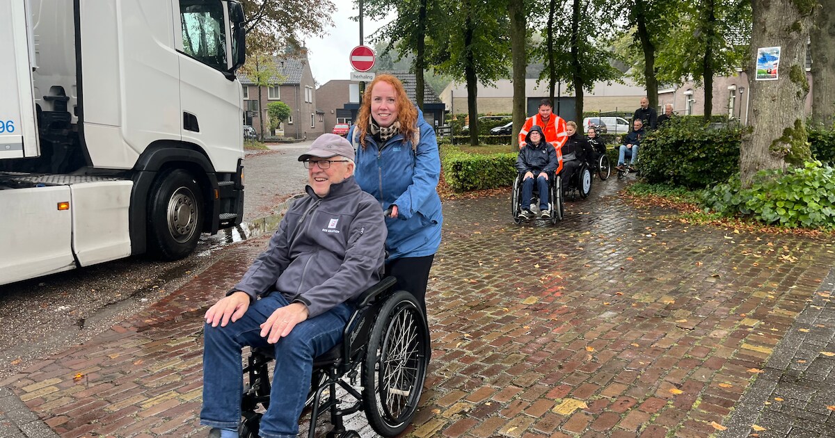 Toegankelijkheid in Vessem getest: dorpsraad Team Vessem houdt ...