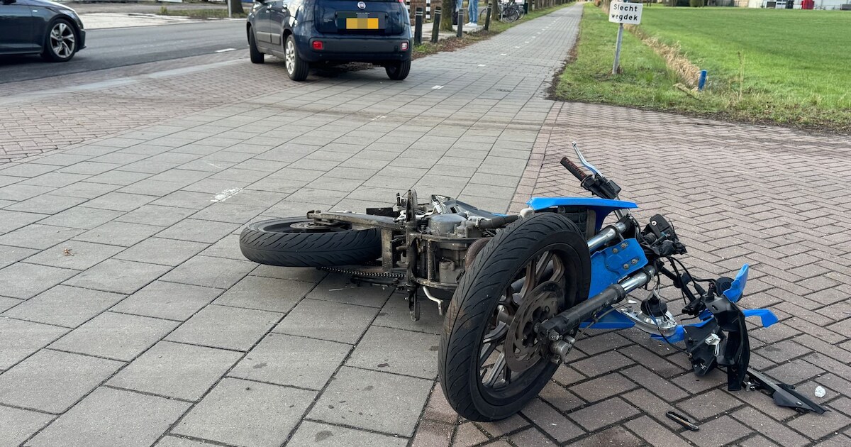Brommerrijder gewond bij botsing met auto op kruising in Gemert | Regio ...