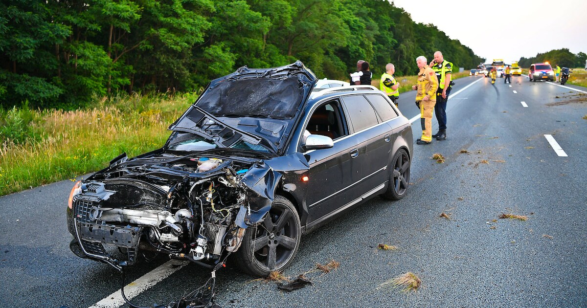 Vier personen uit één gezin gewond bij ongeval A67 bij Eersel | 112 ...