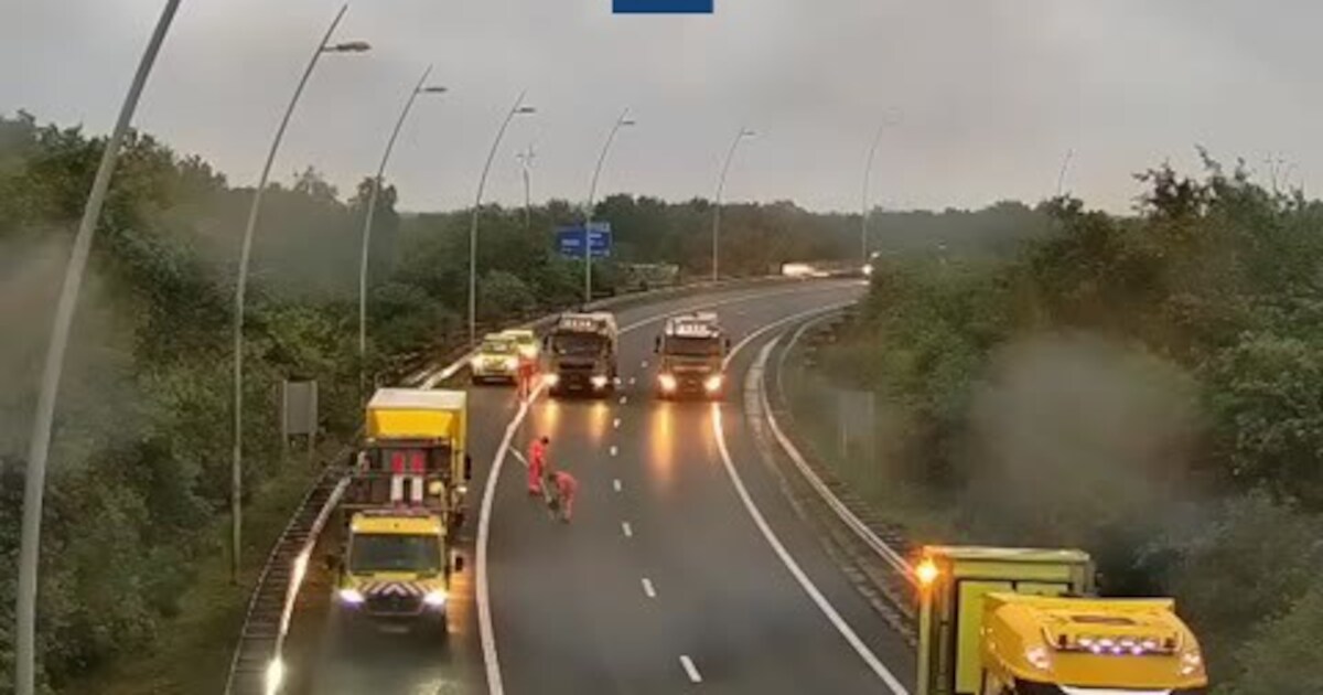 A2 urenlang dicht bij Eindhoven door ongeluk | Eindhoven | ED.nl