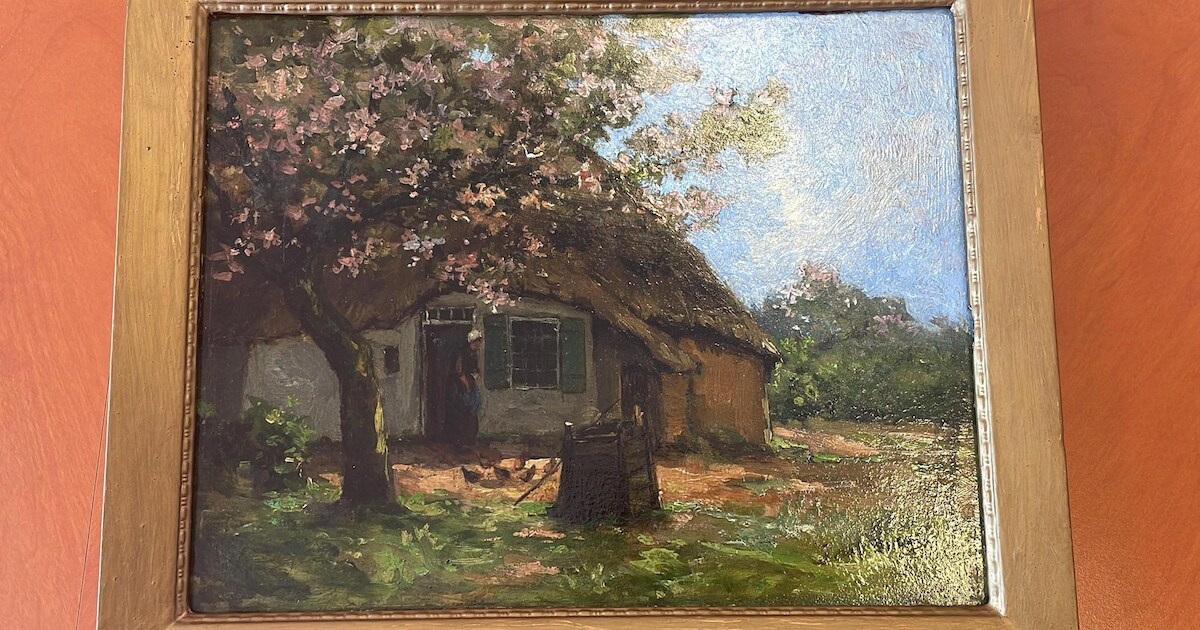 Gemeente Bladel ontvangt schilderij van Jozef Gindra | Bladel | ED.nl