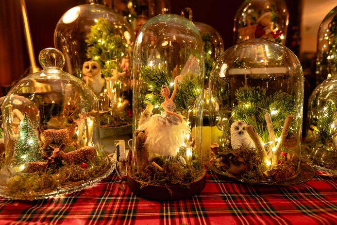 Kerstfreak Kelly heeft haar hele huis versierd, onder meer met stolpen ...