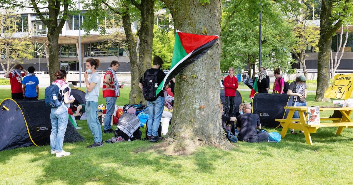 Pro-Palestijns protest op terrein TU Eindhoven: bestuur van ...