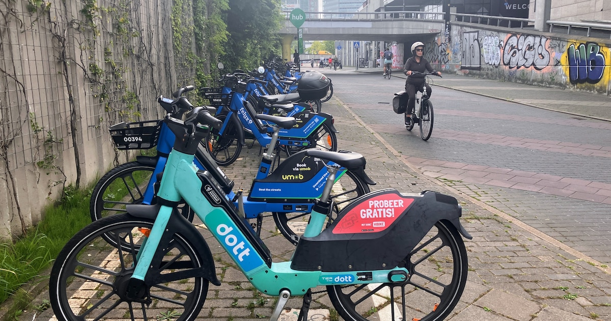 Eindhoven moet het tijdelijk met 850 deelfietsen minder doen ...