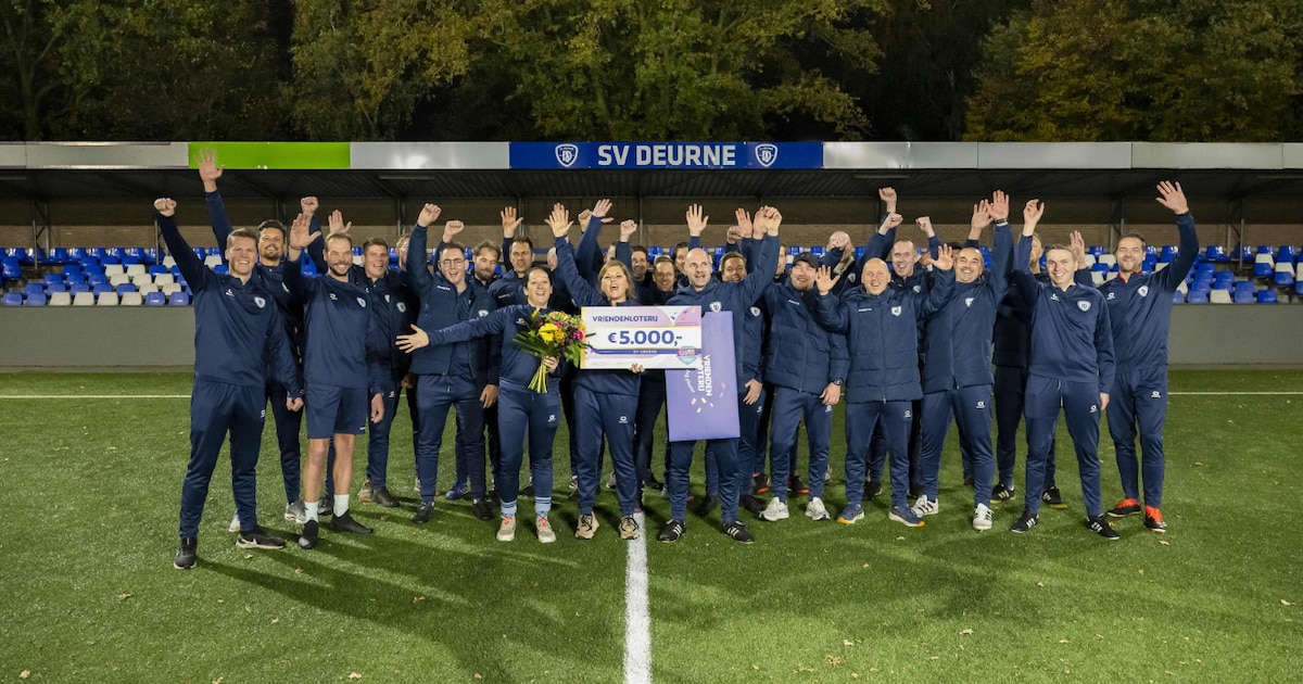 SV Deurne ontvangt 5.000 euro van VriendenLoterij | Regio | ED.nl