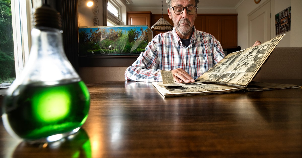 Gerrit bewaart al 44 jaar groen water dat uit de kraan kwam bij 5000 ...