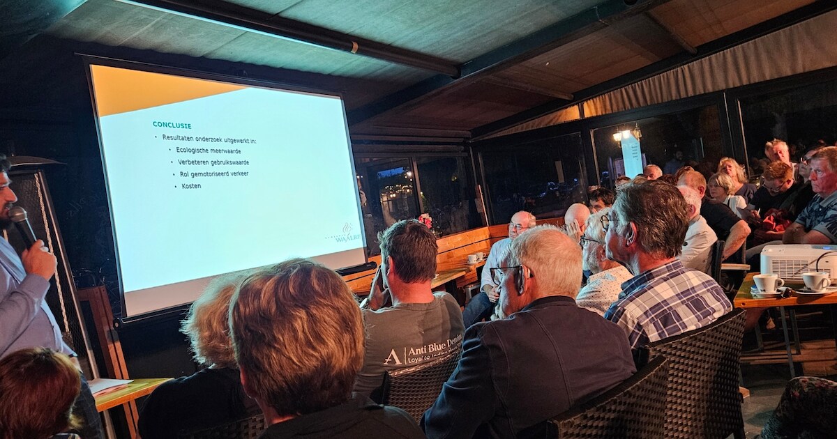 Komt er een nieuwe weg door het bos richting de Hut van Mie Pils ...