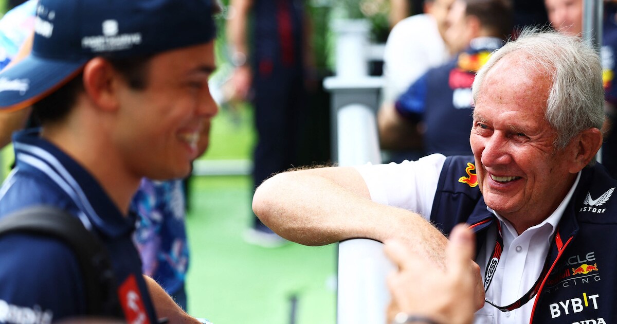 Red Bull stelt Nyck de Vries gerust en ziet hoofdingenieur Rob Marshall ...