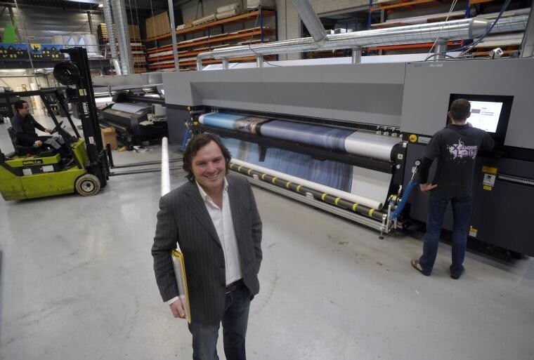 Printer van vijf meter breed | Foto | ed.nl