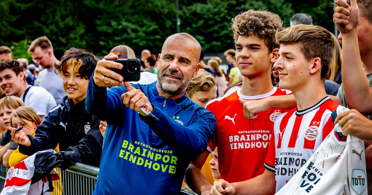 Bij PSV wordt weer Nederlands gesproken en heeft Peter Bosz ferme taal ...