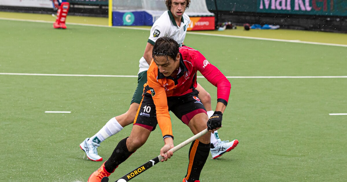 Tik voor hockeymannen Oranje-Rood, die ongeslagen status kwijt zijn ...