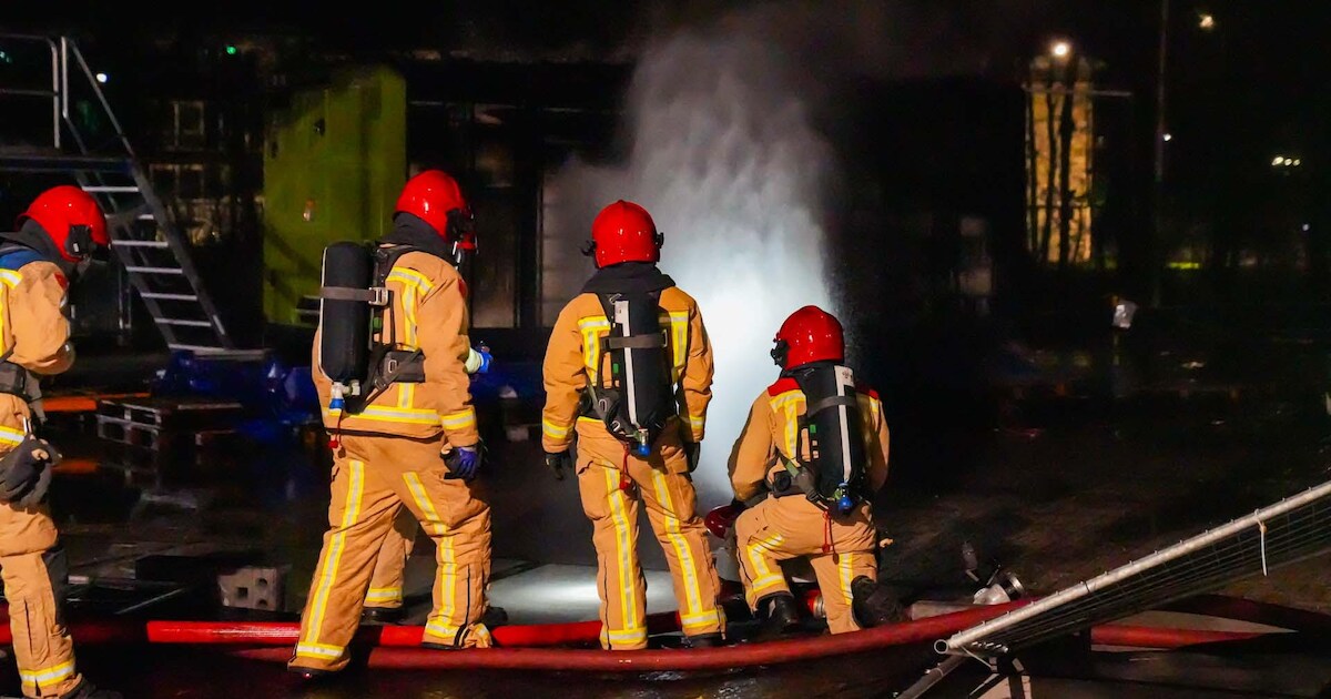 Brand Helmonds accubedrijf DENS laait op tijdens het koelen: ‘Hier ...