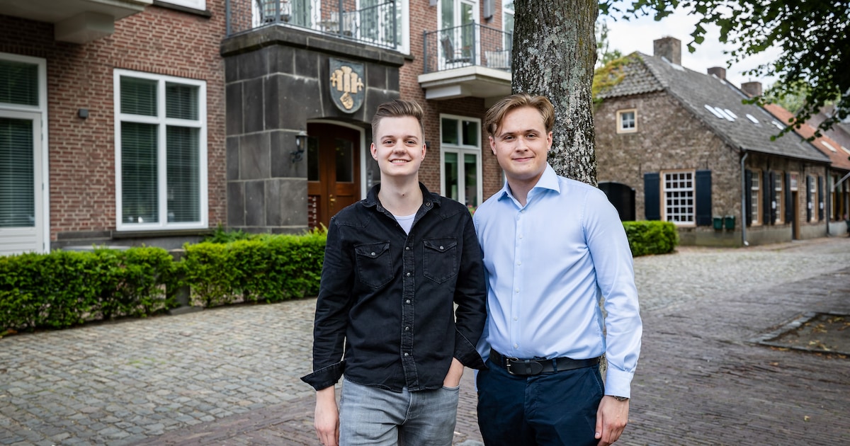 Mees (20) en Luca (23) zorgen voor een frisse wind in Eerselse politiek ...