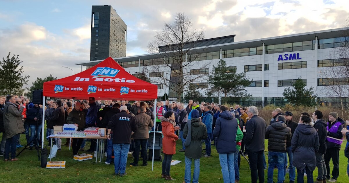 Bonden FNV en De Unie niet eens over wens tot eigen cao voor ASML | ASML | ed.nl
