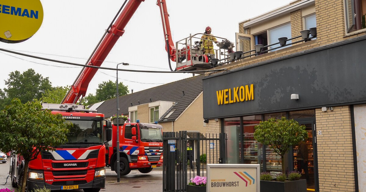 Brand in appartement boven winkelcentrum in Helmond | 112 nieuws ...
