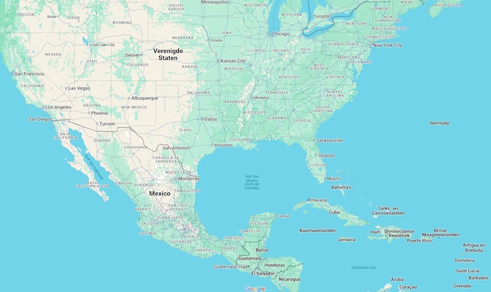 Golf van Mexico wordt Golf van Amerika: Google Maps toont in VS ...