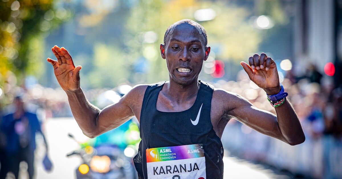 Keniaan Pius Karanja winnaar ASML Marathon Eindhoven, parcoursrecord ...