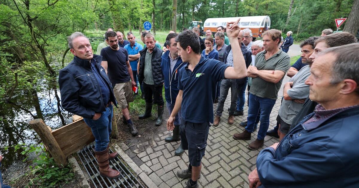Veertig boze boeren en het waterschap in een huifkar langs verzopen ...