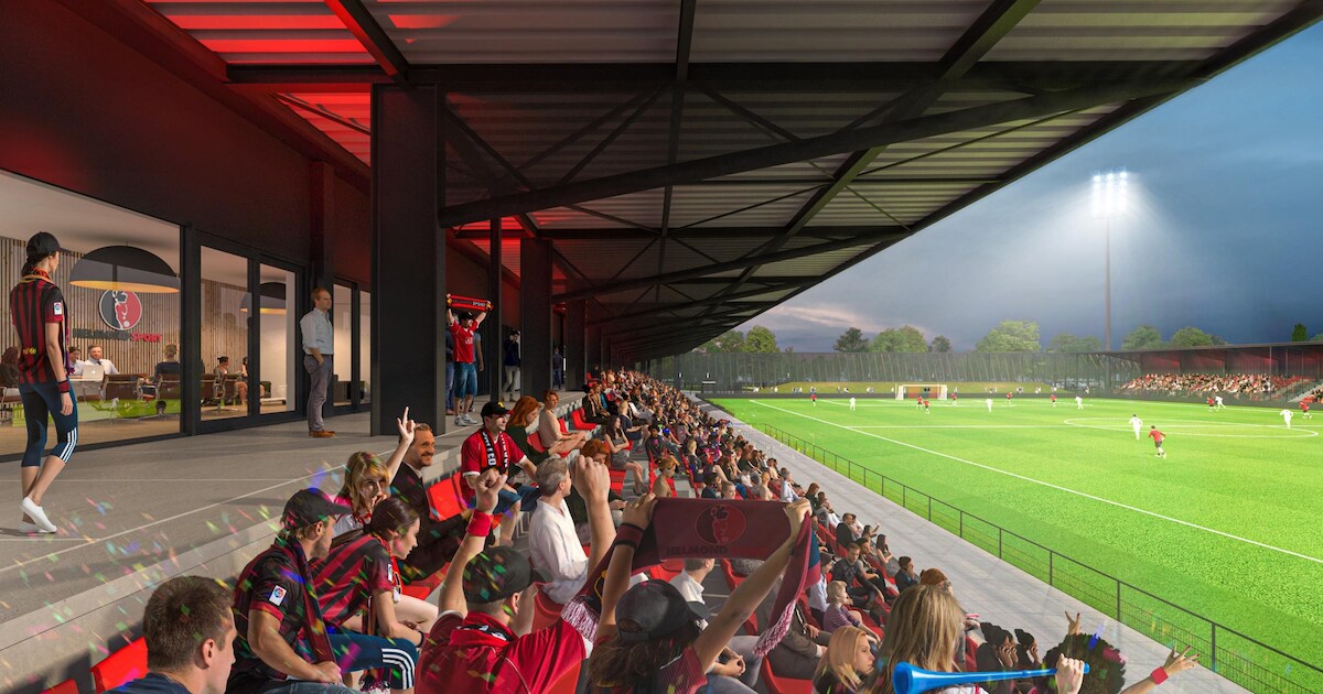 Eerste divisie kunstgras in het nieuwe stadion van Helmond Sport: ‘Wie ...