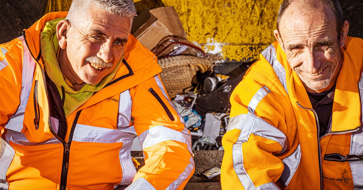 Jan-Willem en Evert werken iedere dag tussen het afval: ‘Ons werk ...
