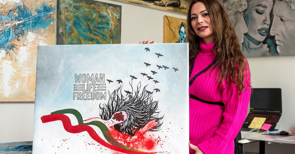 Maryam Bashari Rad: ‘Door mijn schilderijen kreeg ik het gevoel terug ...