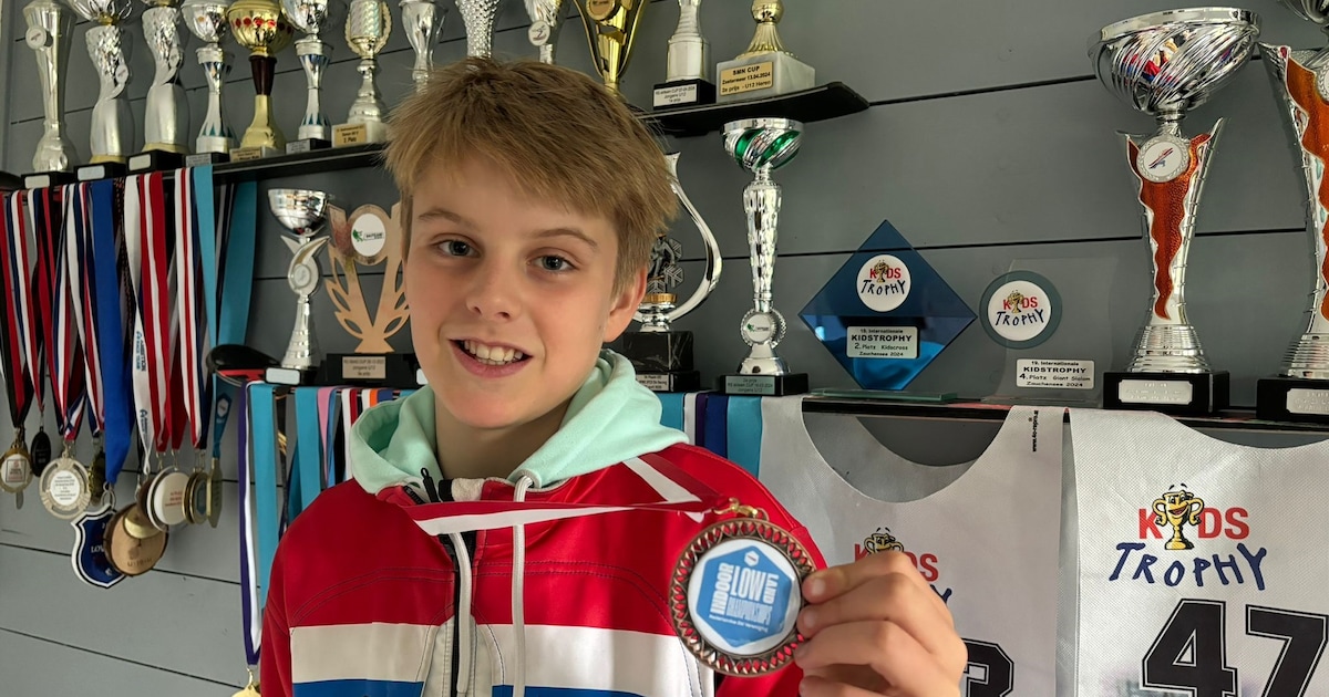 Skitalent Siebe (12) uit Leende probeert in Oostenrijkse en Franse bergen de top te halen ...