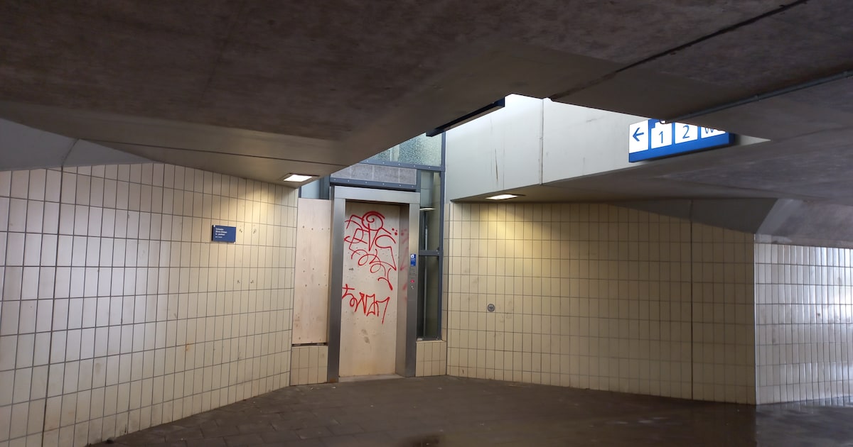 Met jaarwisseling vernielde Geldropse stationslift wordt eindelijk ...