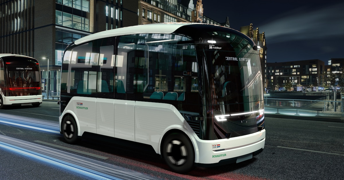 VDL presenteert zelfrijdend busje: deze ‘people mover’ wordt straks in ...