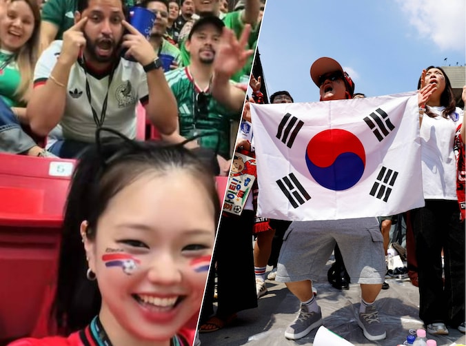 Man biedt excuses aan na racistisch gebaar tegen Koreaanse fan bij WK ...