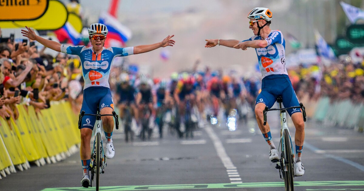 Van den Broek maakt direct naam in Tour de France: ‘Hij heeft een grote ...