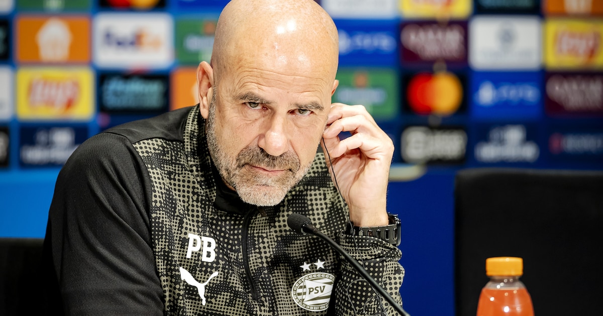 Peter Bosz praat over de kansen van PSV tegen Napoli én over de terugkeer van Noa Lang | PSV | ED.nl