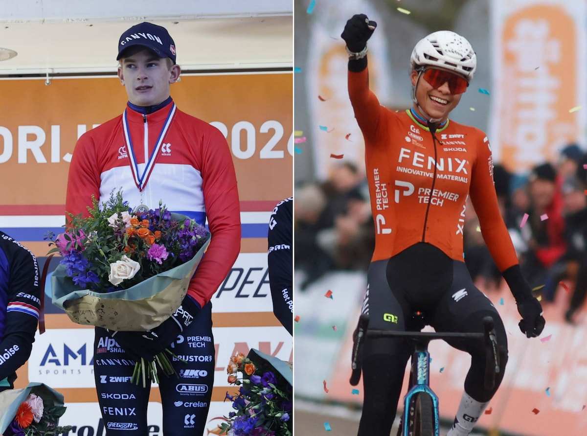Tibor del Grosso prolongeert Nederlandse titel veldrijden, Ceylin del ...
