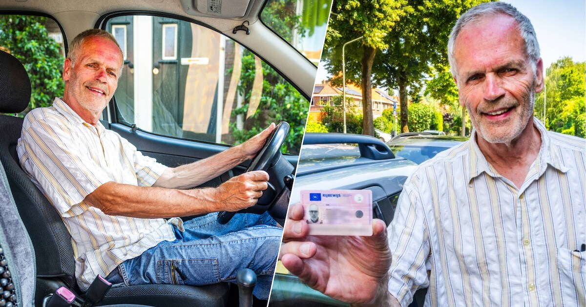 Simon (71) haalt rijbewijs na halve eeuw onderbreking: ‘Mijn jongensdroom is uitgekomen ...