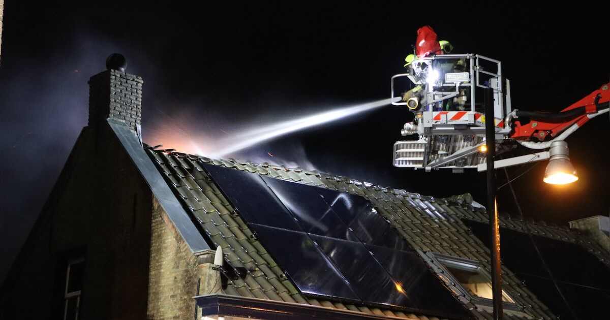 Uitslaande woningbrand in Sprang-Capelle, één slachtoffer naar ...