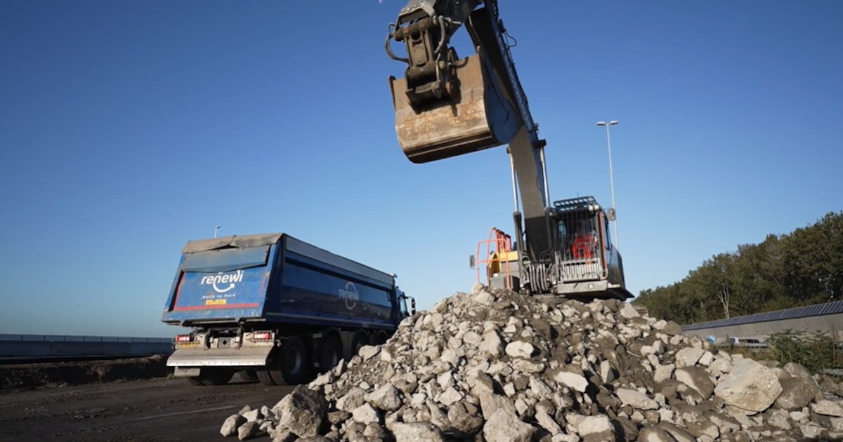 Viaducten zorgen voor 40.000 ton aan ‘betongoud’; Renewi maakt van ...