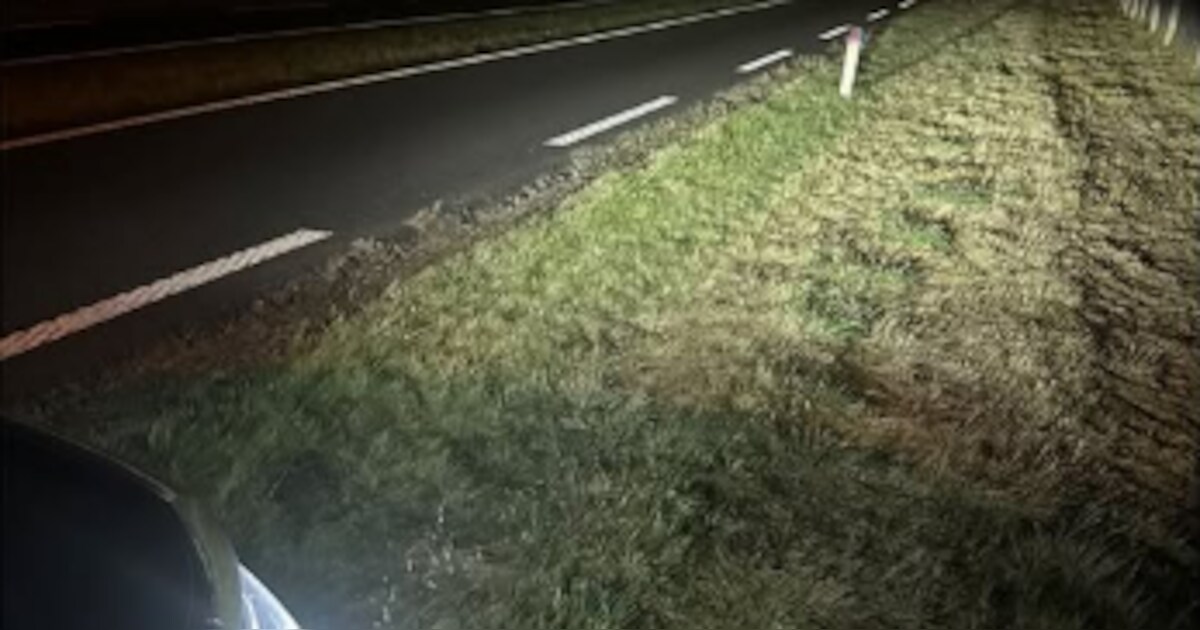 Man ‘op weg naar Polen’ loopt door berm langs onverlichte N69 bij ...