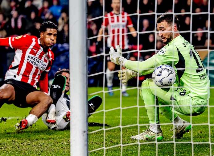 Joël Drommel beste man van het veld, 3,5 voor speler die ‘vrijwel alles ...