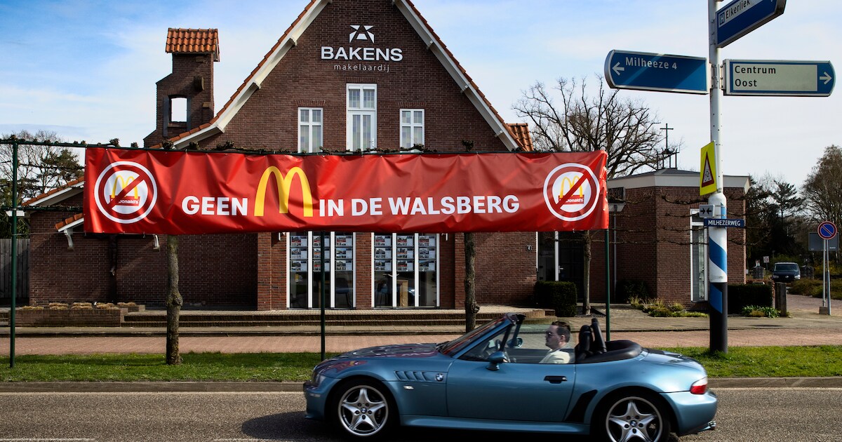 Strijd rond komst McDonald’s naar Walsberg nog lang niet gestreden: hamburgergigant maakt ...