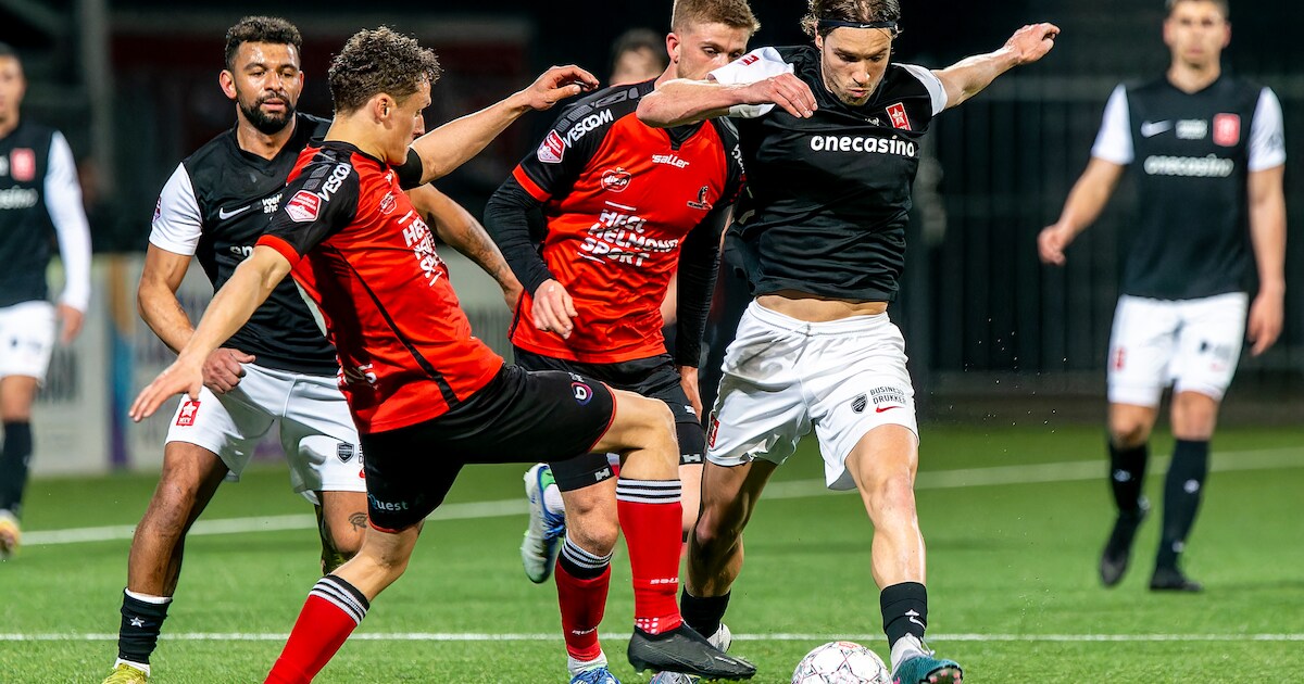 Helmond Sport onderuit in ontsierd duel: MVV fans gooien vuurwerk ...