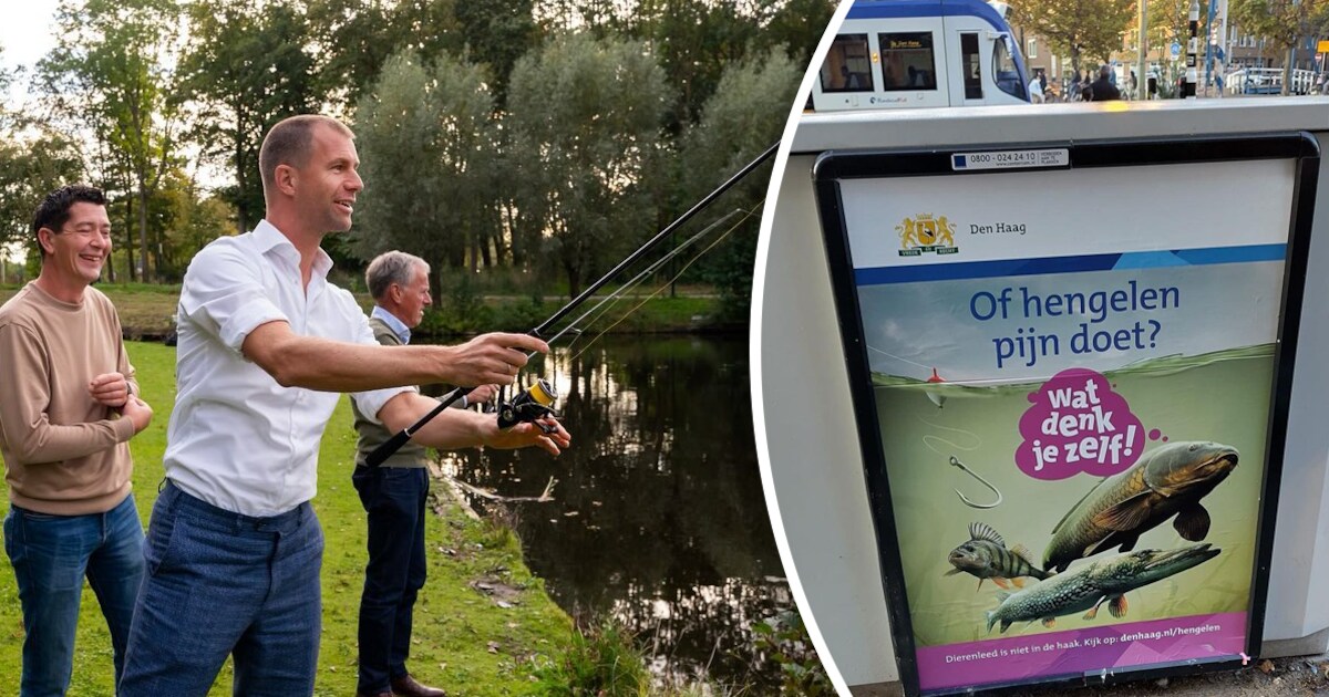 Gemeente voert campagne tegen vissen, maar wethouder gooit vrolijk ...