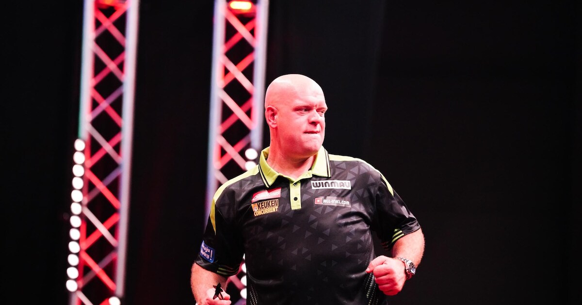 Michael van Gerwen laat met hoog gemiddelde geen spaan heel van Mike De ...